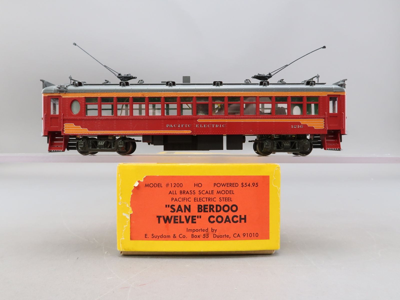 HO Brass Model - Suydam 1200 PE Pacific Electric Steel San Berdoo ...