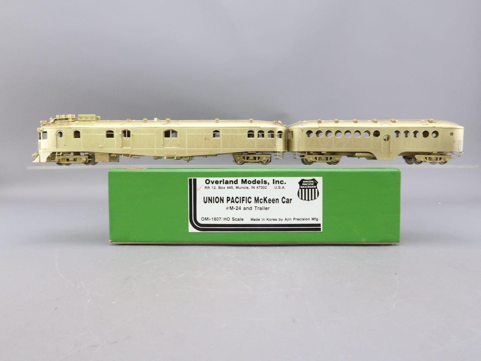 HO Brass Model - OMI 1807 UP Union Pacific Mckeen Car + Trailer #M-24 ...