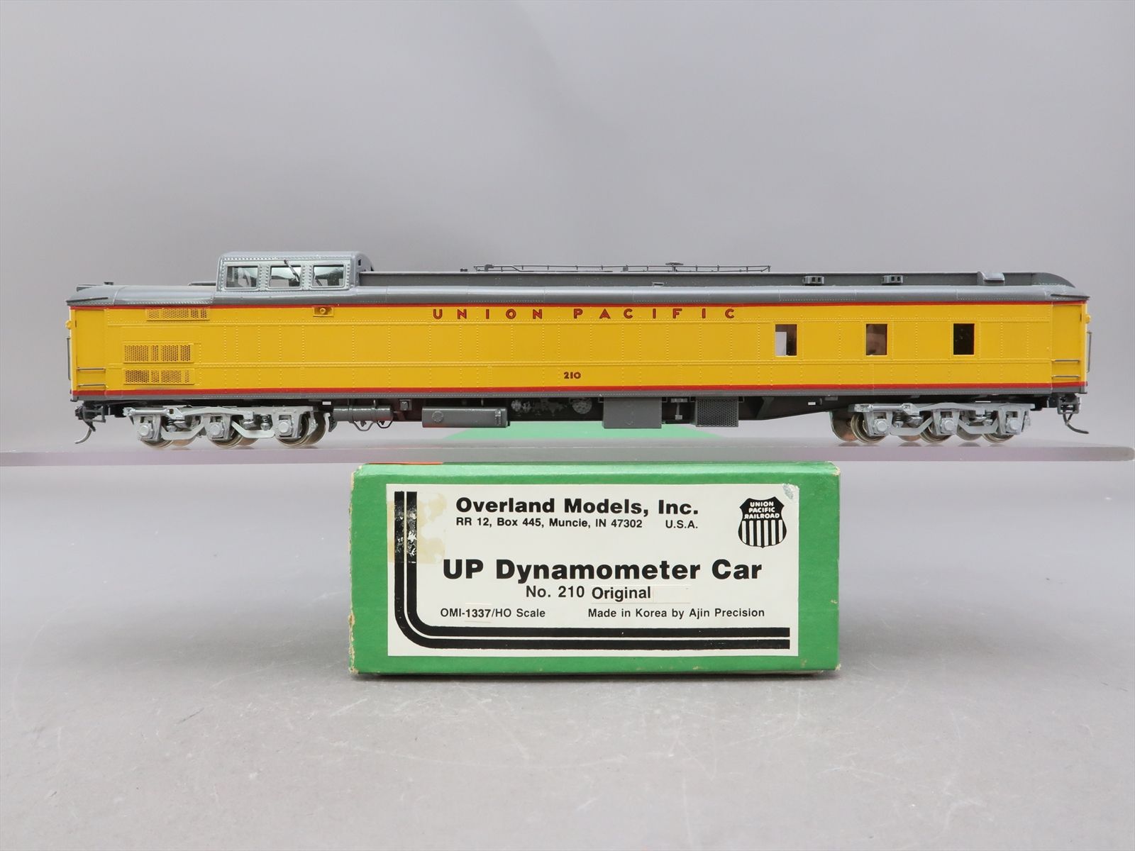 HO Brass Model - OMI 1337 UP Union Pacific Dynamometer Car #210 ...