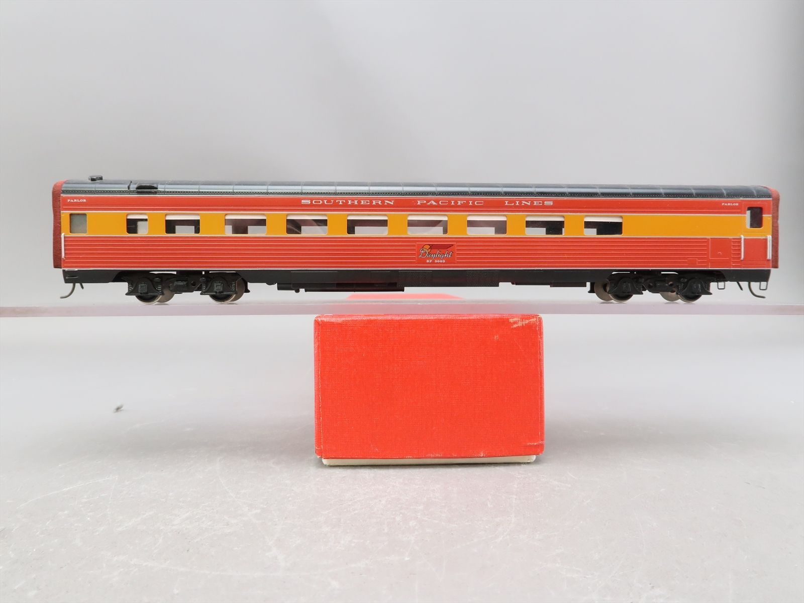 HO Brass Model - Soho SP Southern Pacific Parlor Car Corrugated Side # ...
