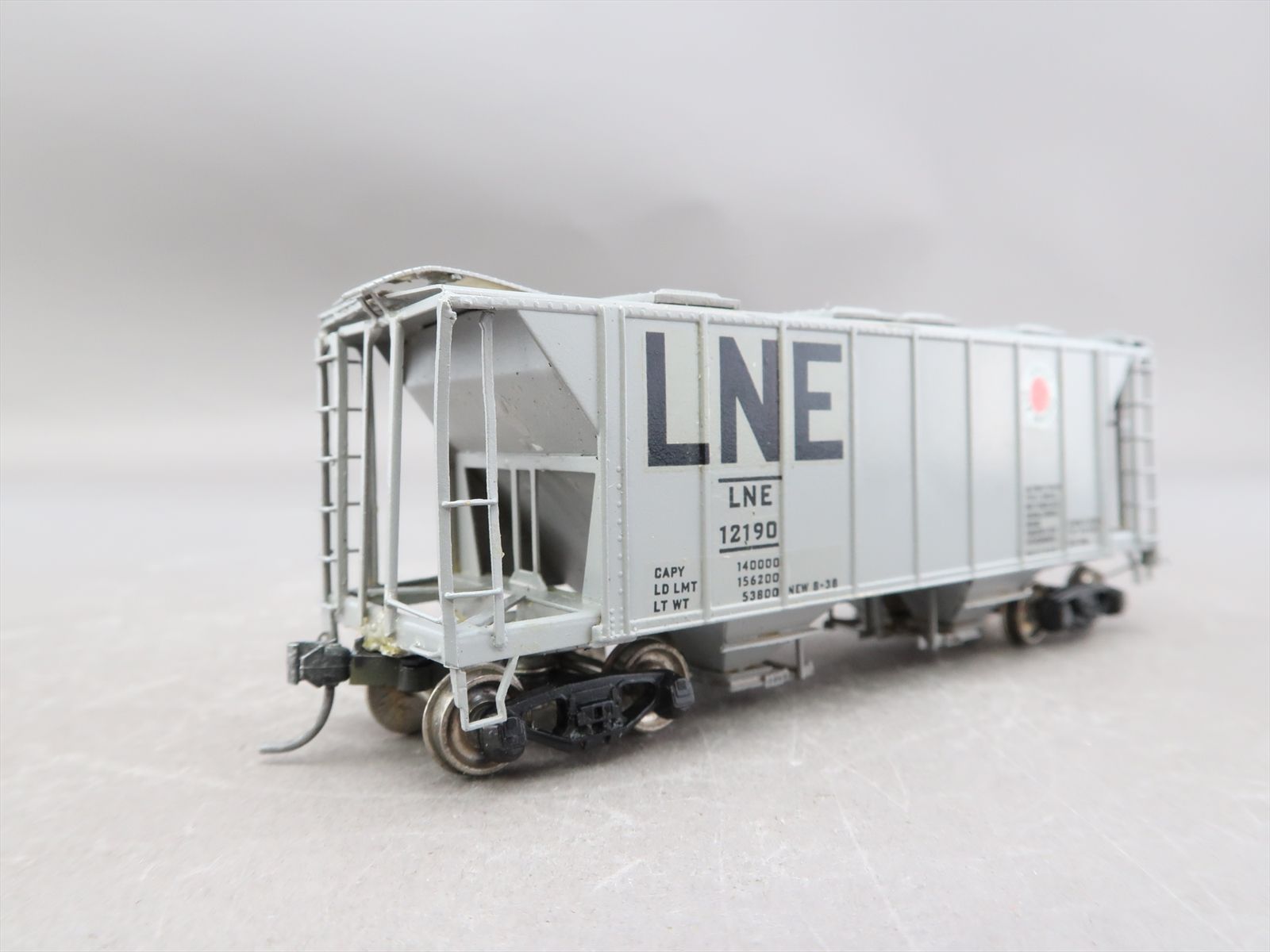 HO Brass Model - Sunset LNE Lehigh & New England 70 Ton Covered Hopper ...