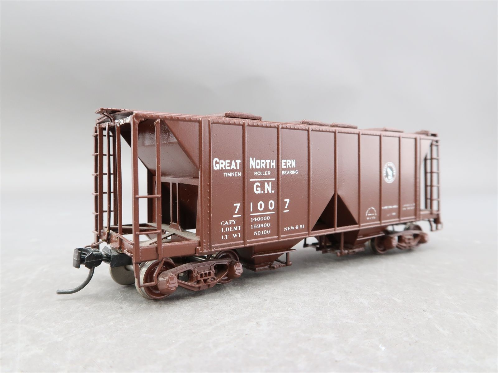 HO Brass Model - Sunset GN Great Northern 70 Ton Covered Hopper SINGLE ...