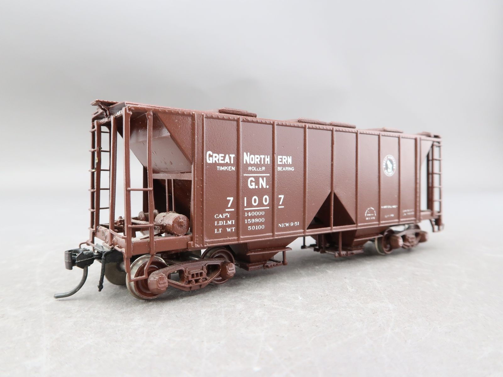 HO Brass Model - Sunset GN Great Northern 70 Ton Covered Hopper SINGLE ...