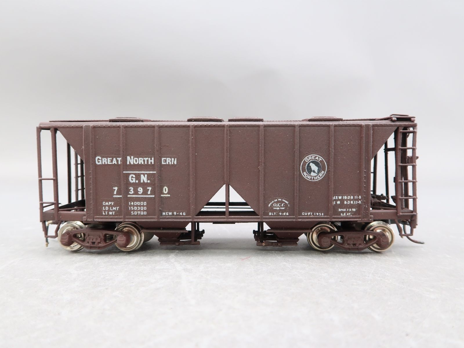 HO Brass Model - Sunset GN Great Northern 70 Ton Covered Hopper SINGLE ...