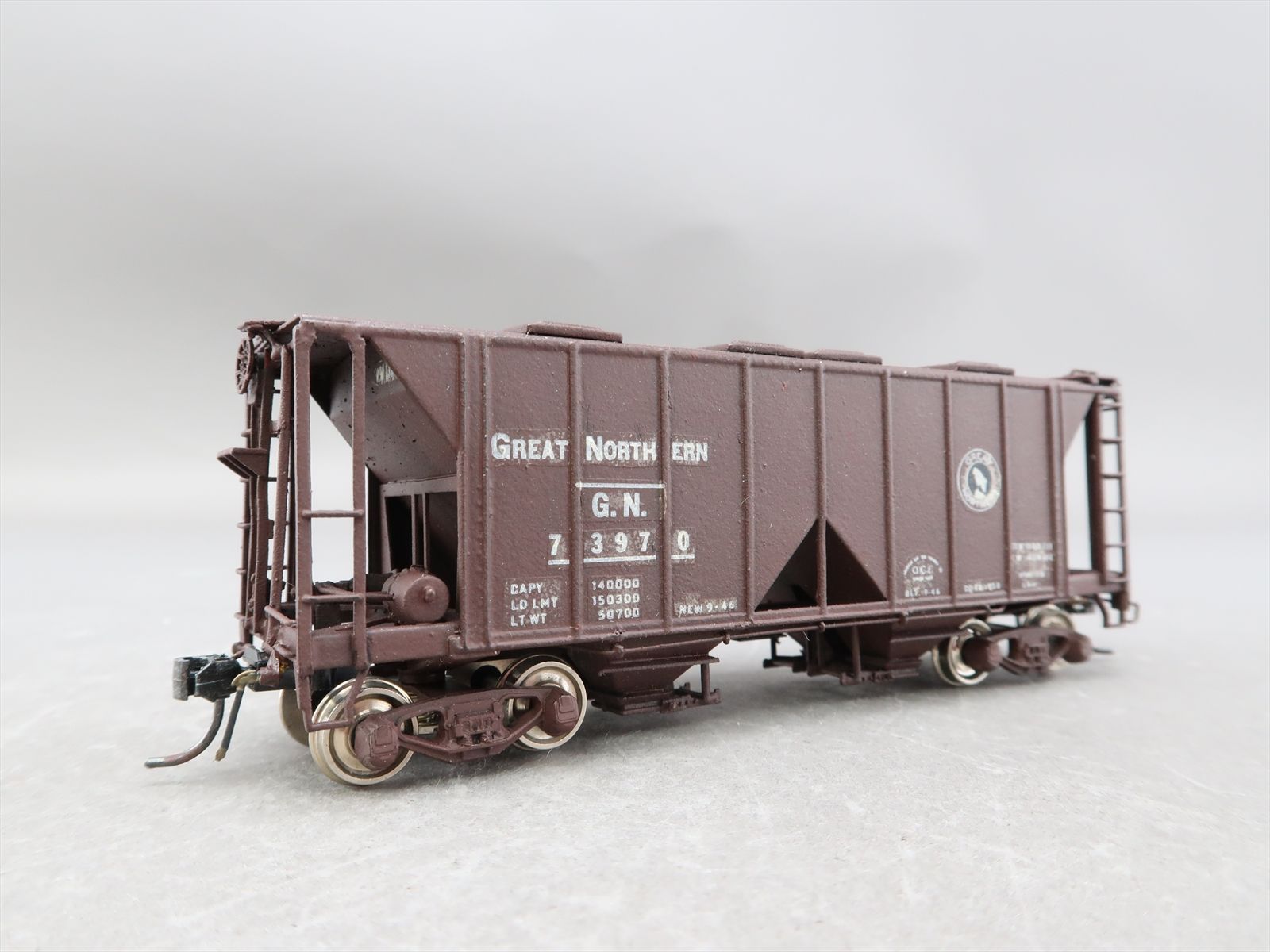 HO Brass Model - Sunset GN Great Northern 70 Ton Covered Hopper SINGLE ...