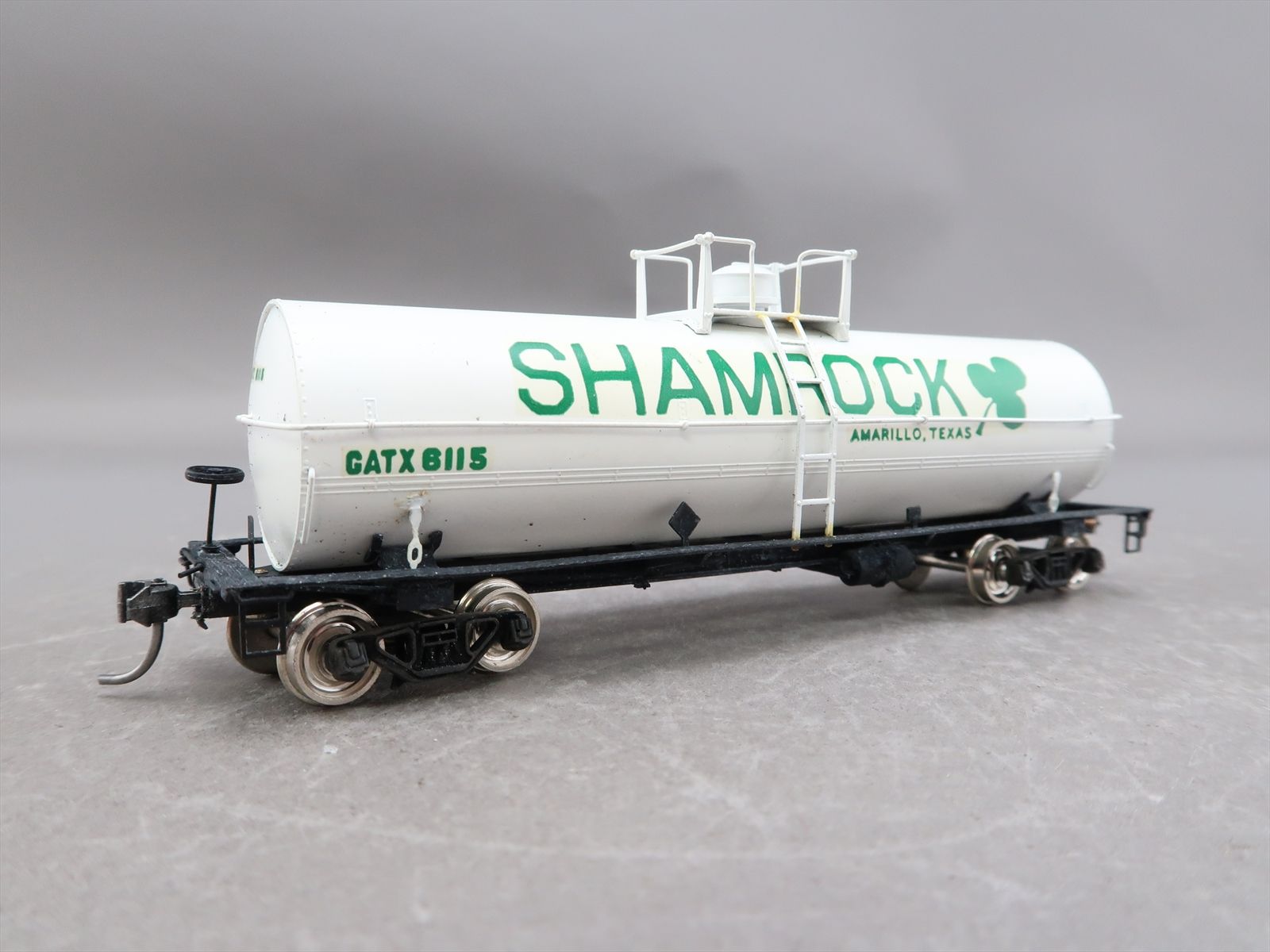 HO Brass Model - PSC 115654-4 11,141 Gallon Tank Car Shamrock GATX ...