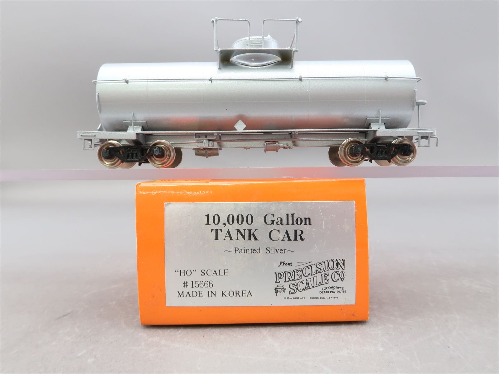 HO Brass Model - PSC 15666 SOVX Mobilgas 10,000 Gallon Tank Car - F/P ...