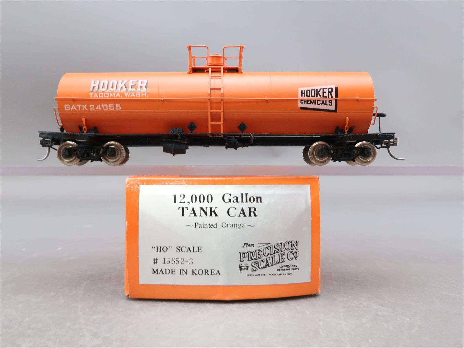 HO Brass Model - PSC 15652-3 GATX Hooker Chemicals 12000 Gallon Tank ...