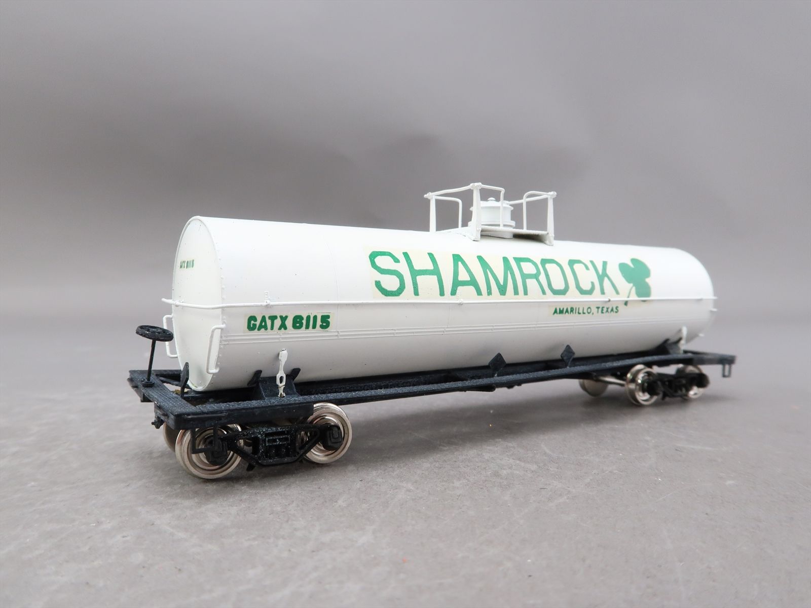 HO Brass Model - PSC 15652-4 12,000 Gallon Tank Car GATX Shamrock #6115 ...