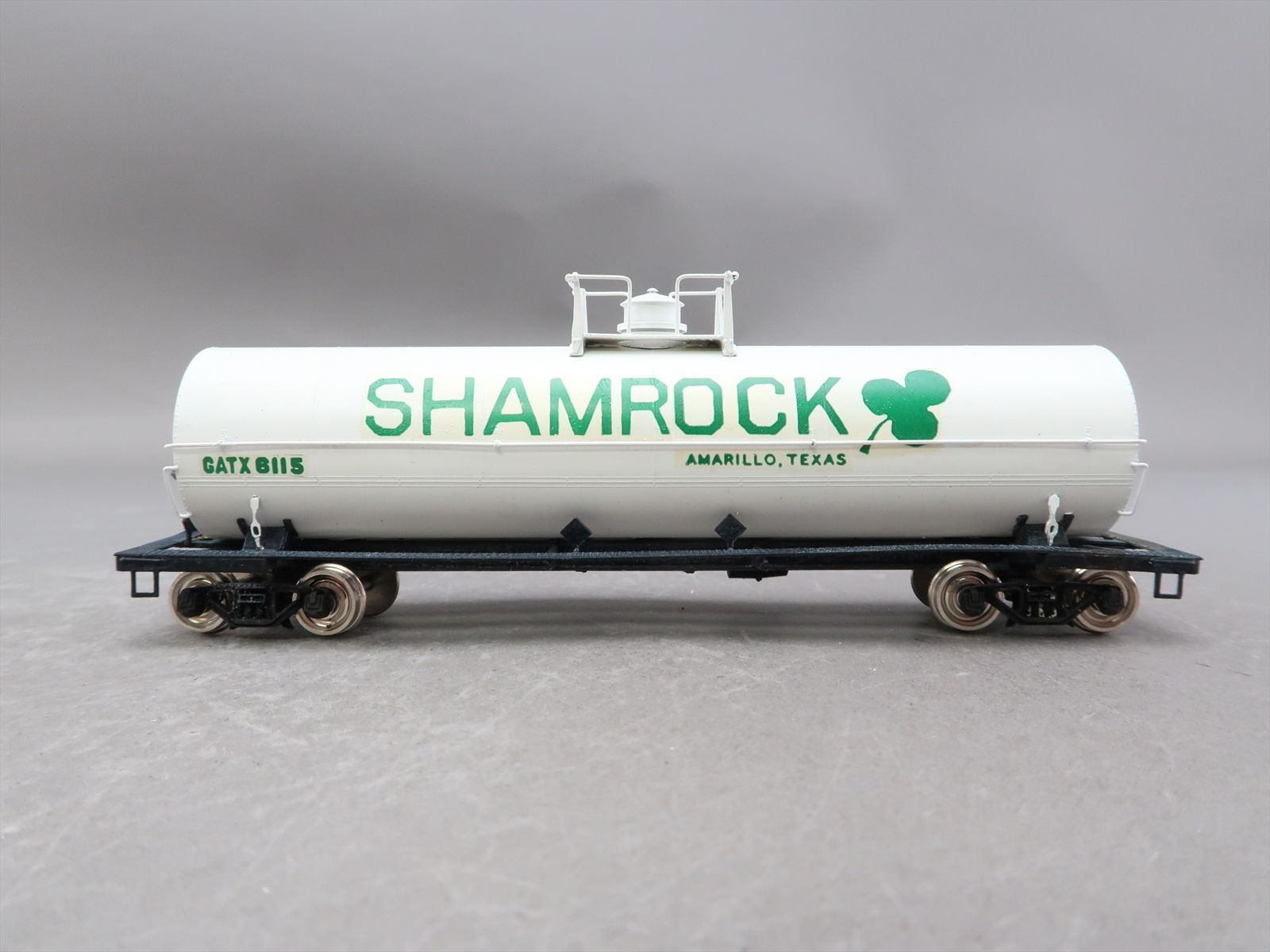 HO Brass Model - PSC 15652-4 12,000 Gallon Tank Car GATX Shamrock #6115 ...
