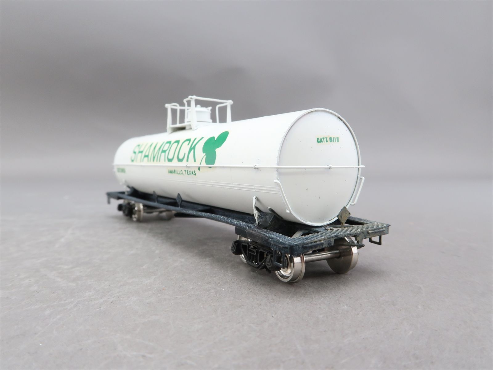 HO Brass Model - PSC 15652-4 12,000 Gallon Tank Car GATX Shamrock #6115 ...