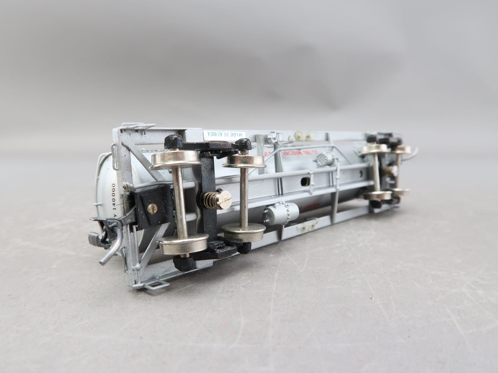 HO Brass Model - PSC 15656 SOVX Mobilgas 8,000 Gallon Tank Car Silver ...