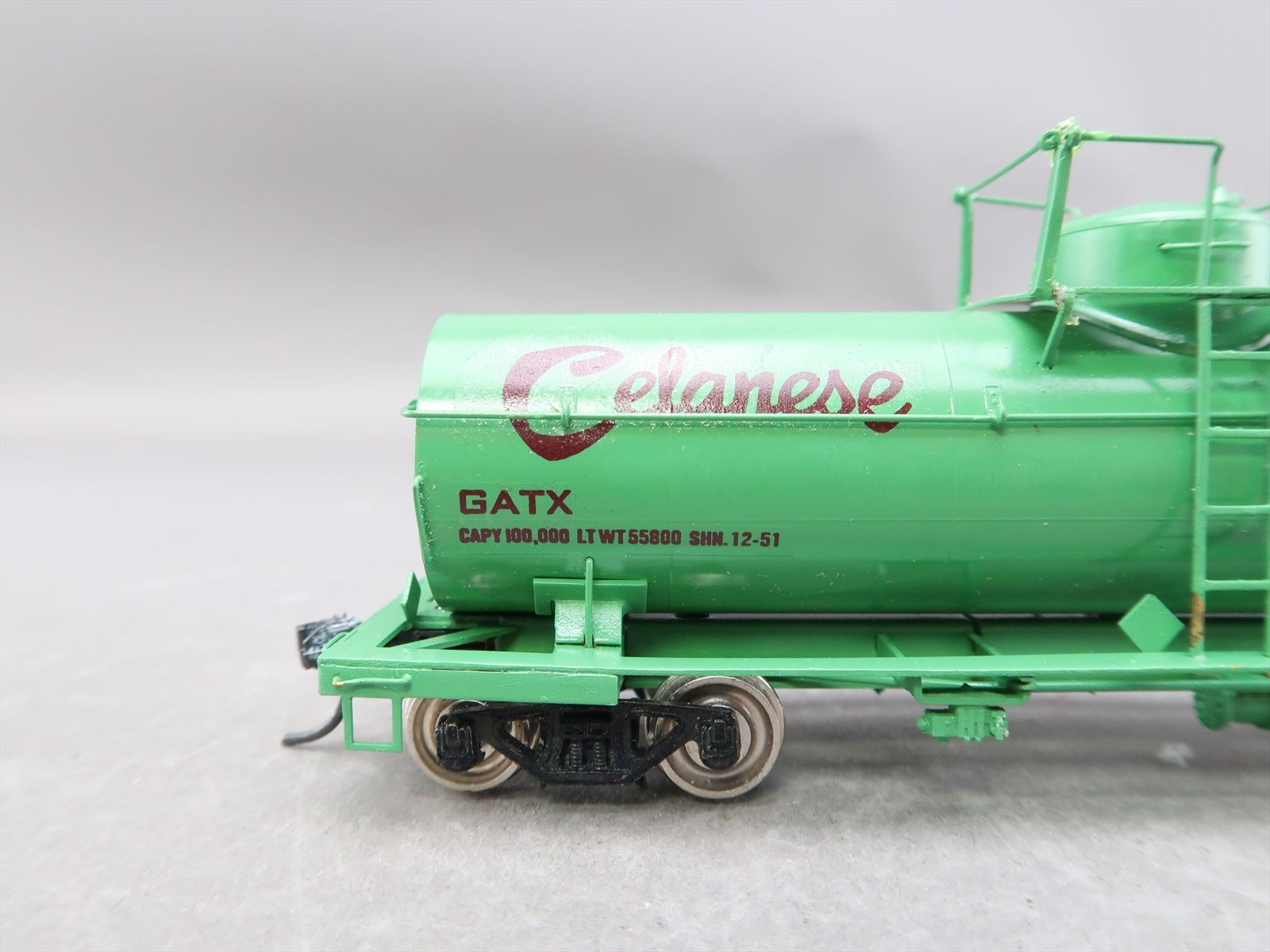 HO Brass Model - PSC 15664 8000 Gallon Tank Car GATX Celanese Chemicals ...