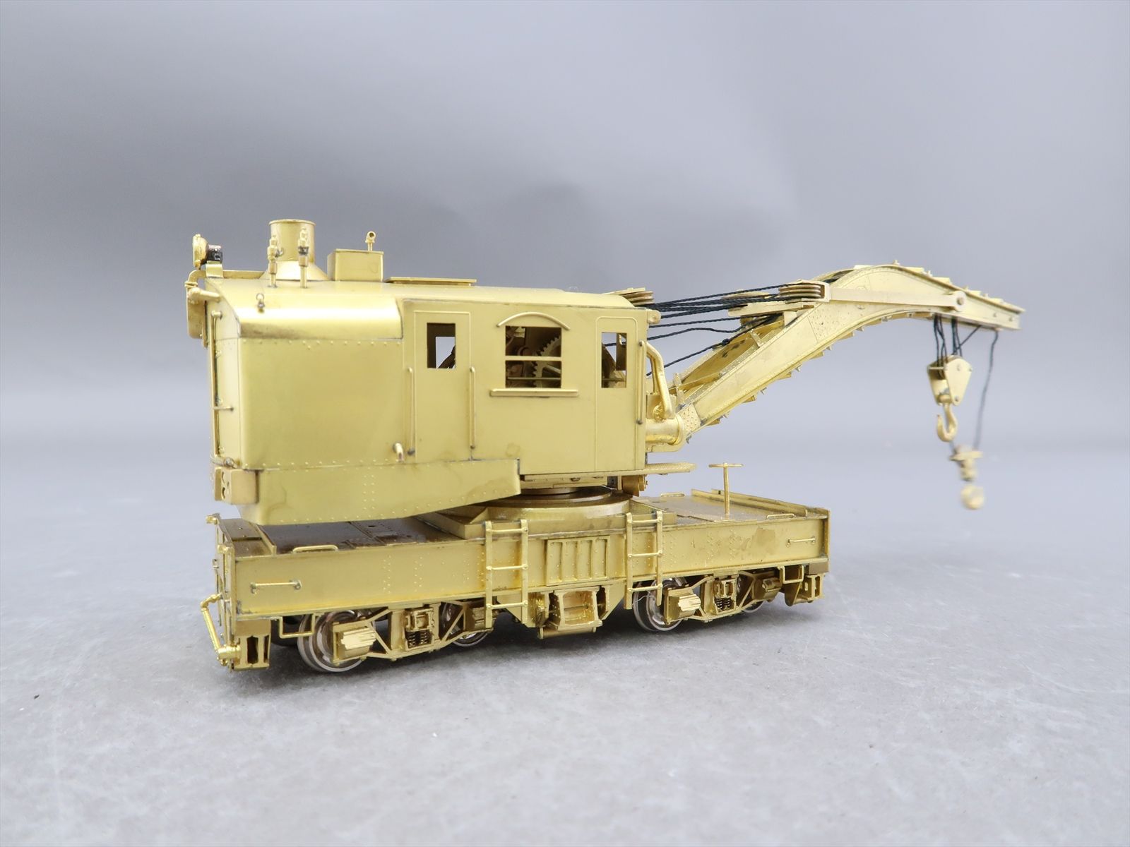 HO Brass Model - OMI 3186 UP Union Pacific 120 Ton Derrick Crane Closed ...