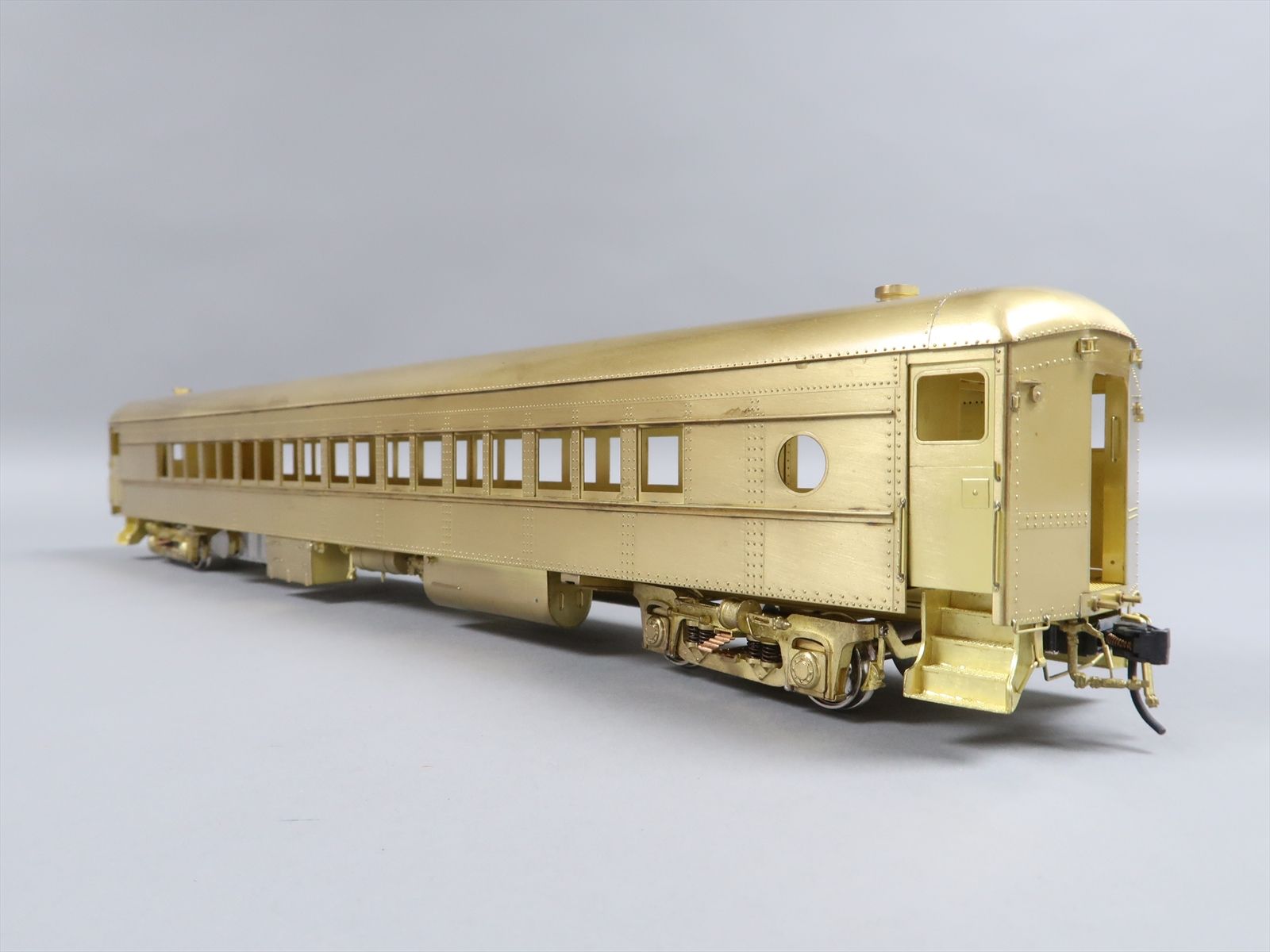 O Brass Model - NJI 7170B PRR P70 FBR Coach w/ Balloon Roof - Unpainted ...