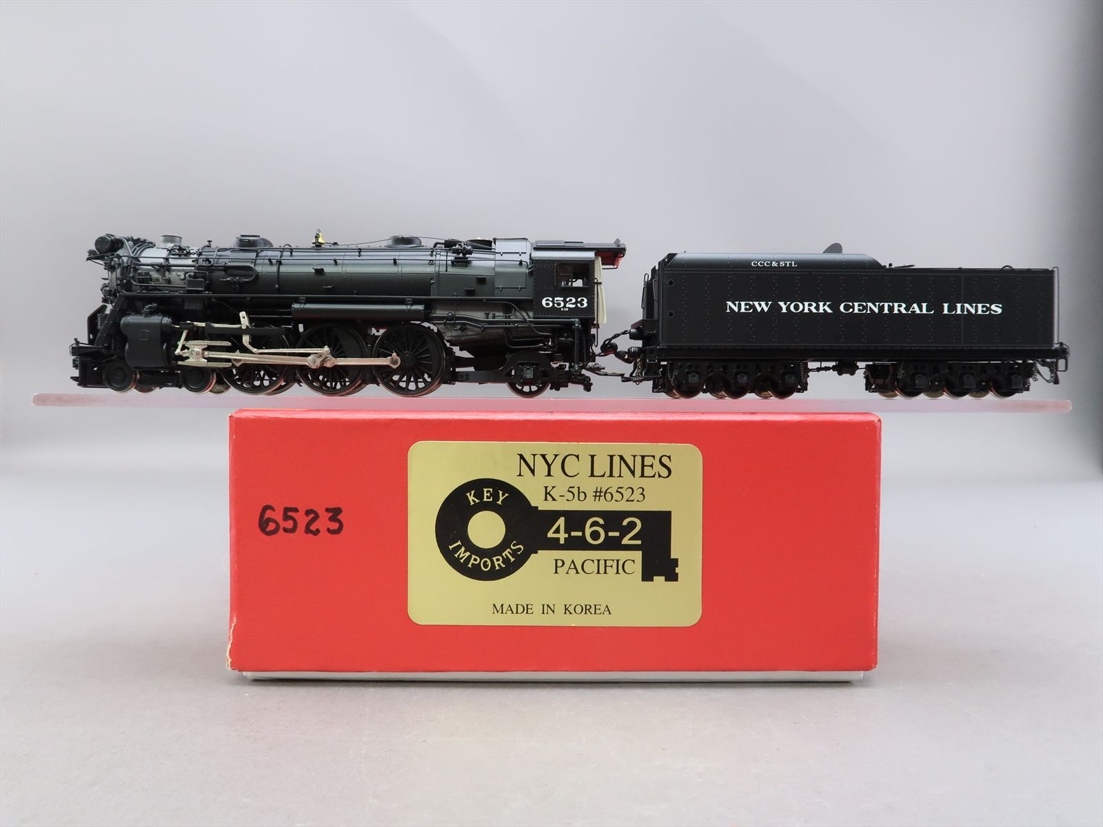 HO Brass Model - Key NYC New York Central K-5b 4-6-2 #6523 - F/P - 2002 ...