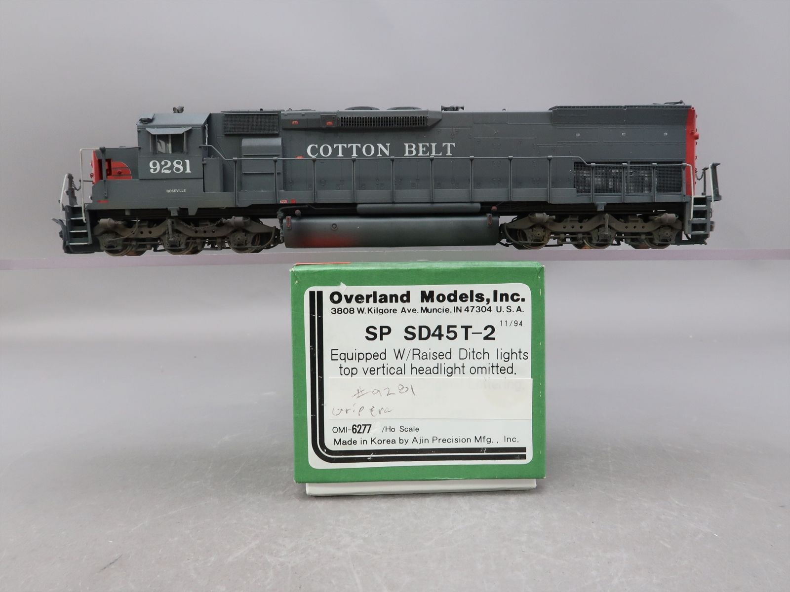 HO Brass Model - OMI 6277.1 SP Southern Pacific SD45T-2 Raised Ditch ...