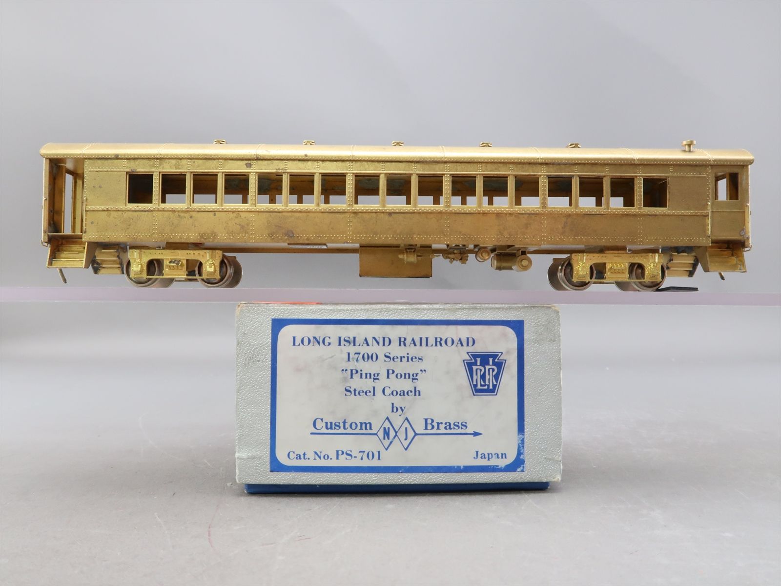 HO Brass Model - NJCB PS-701 LIRR Long Island Ping Pong Car Steel Coach ...