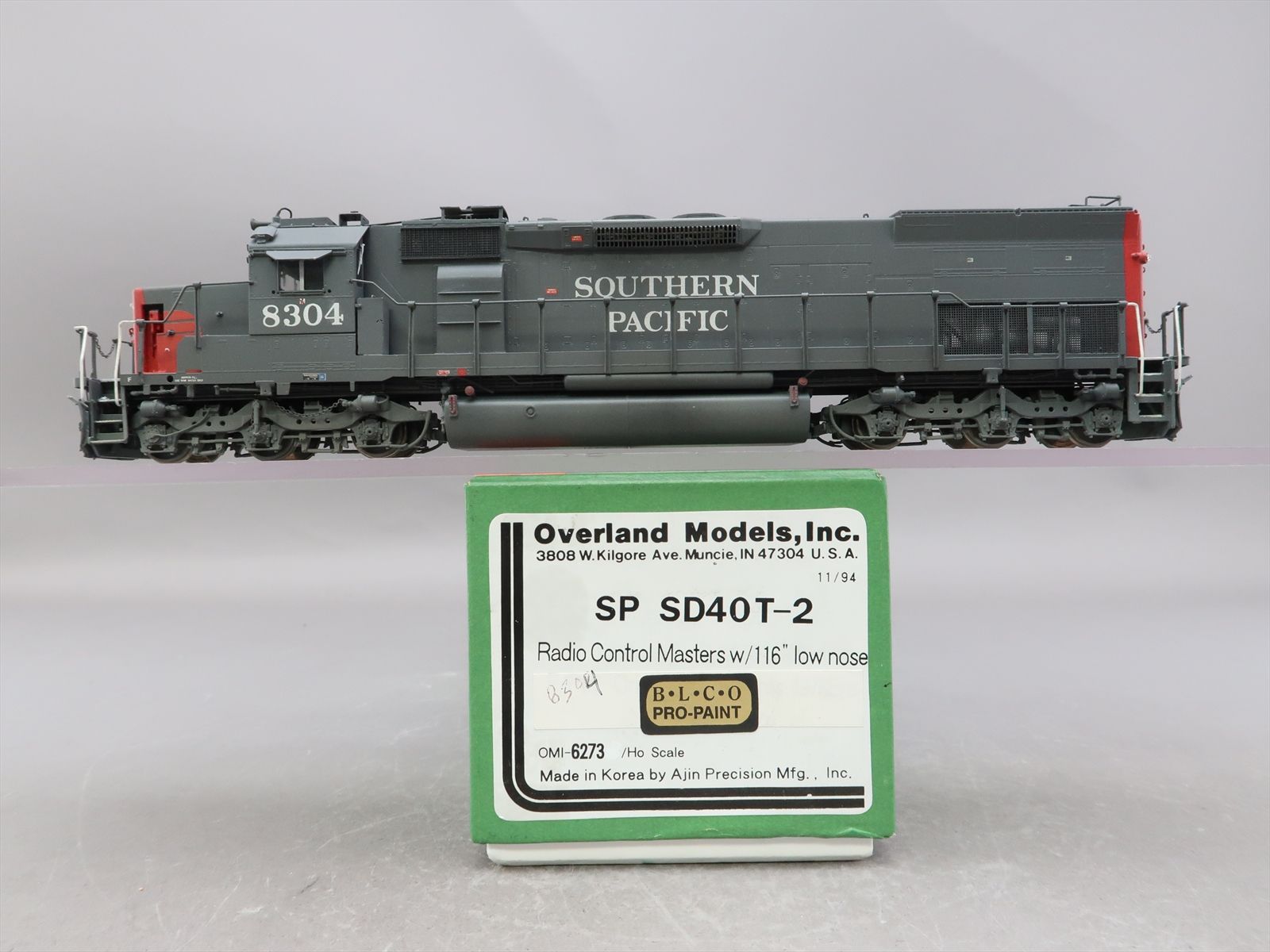 HO Brass Model - OMI 6273.1 SP Southern Pacific SD40T-2 Diesel #8304 - Custom by BLCO ...