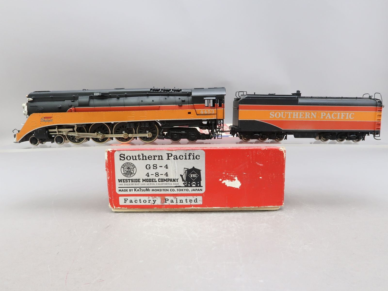 HO Brass Model - WMC SP Southern Pacific GS-4 4-8-4 Daylight #4453 - F ...