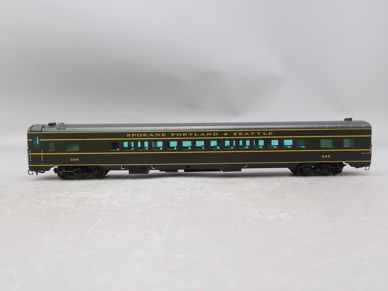 HO Brass Model - RWC SPS03 SP&S Spokane Portland & Seattle 56 Seat Coach #305 - F/P + Interior ...
