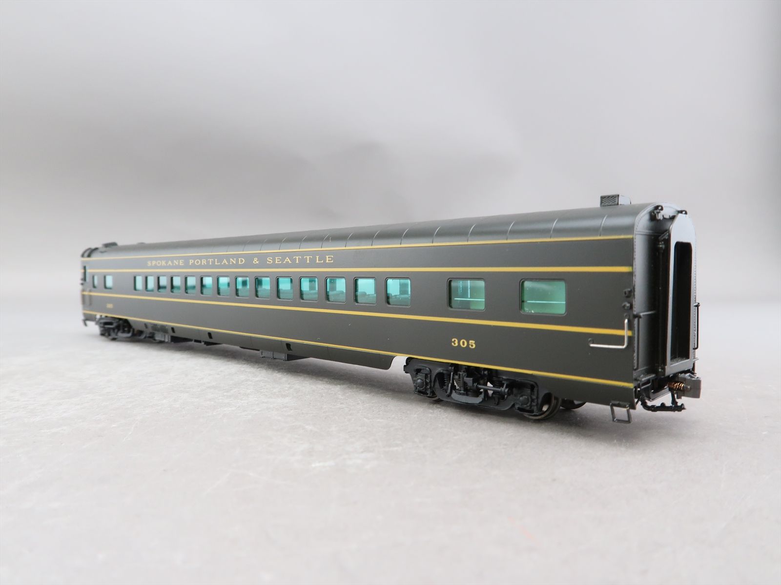 HO Brass Model - RWC SPS03 SP&S Spokane Portland & Seattle 56 Seat Coach #305 - F/P + Interior ...