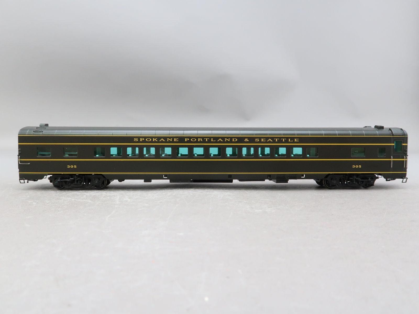 HO Brass Model - RWC SPS03 SP&S Spokane Portland & Seattle 56 Seat Coach #305 - F/P + Interior ...
