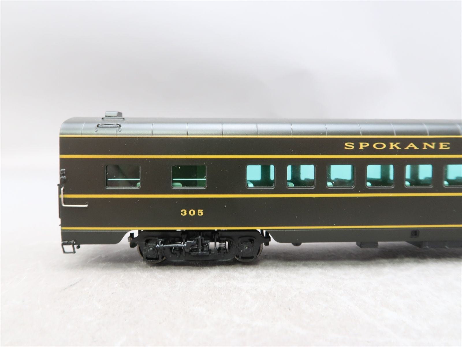 HO Brass Model - RWC SPS03 SP&S Spokane Portland & Seattle 56 Seat Coach #305 - F/P + Interior ...
