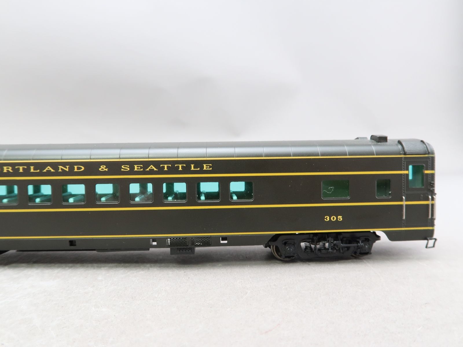 HO Brass Model - RWC SPS03 SP&S Spokane Portland & Seattle 56 Seat Coach #305 - F/P + Interior ...
