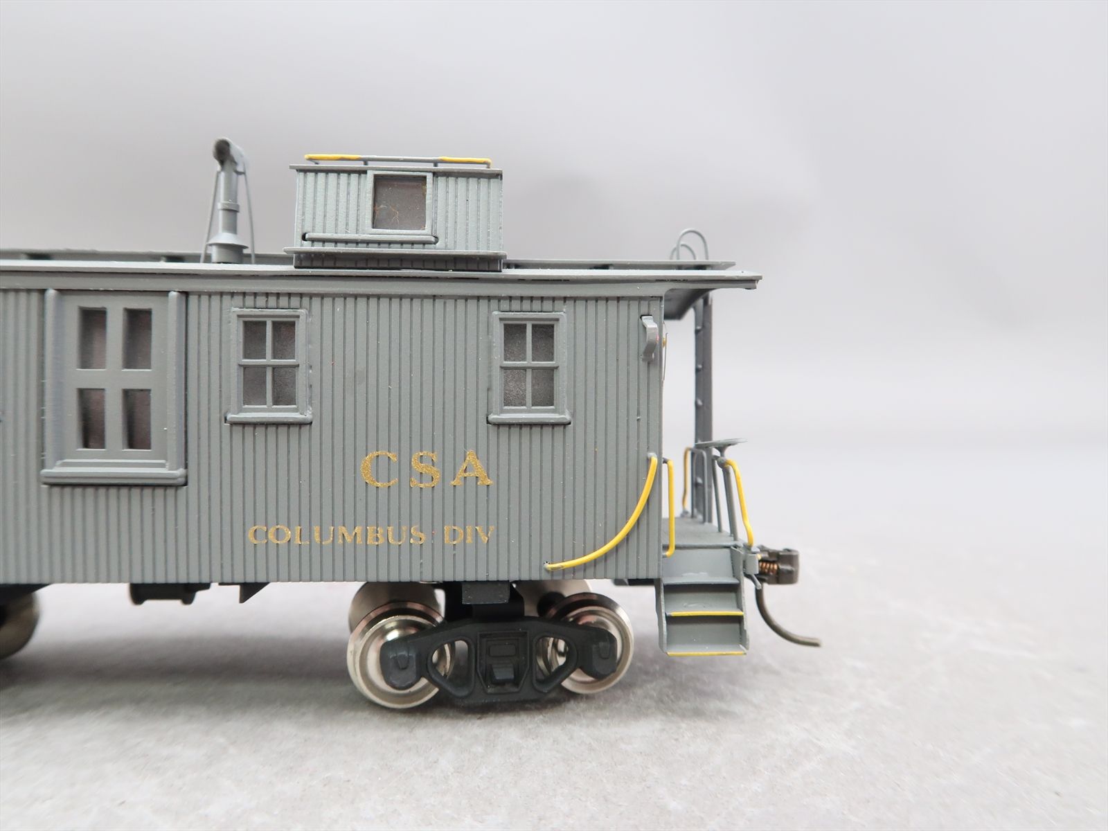 HO Brass Model - GEM TM-302 IC as CSA Columbus Division Wood Caboose ...