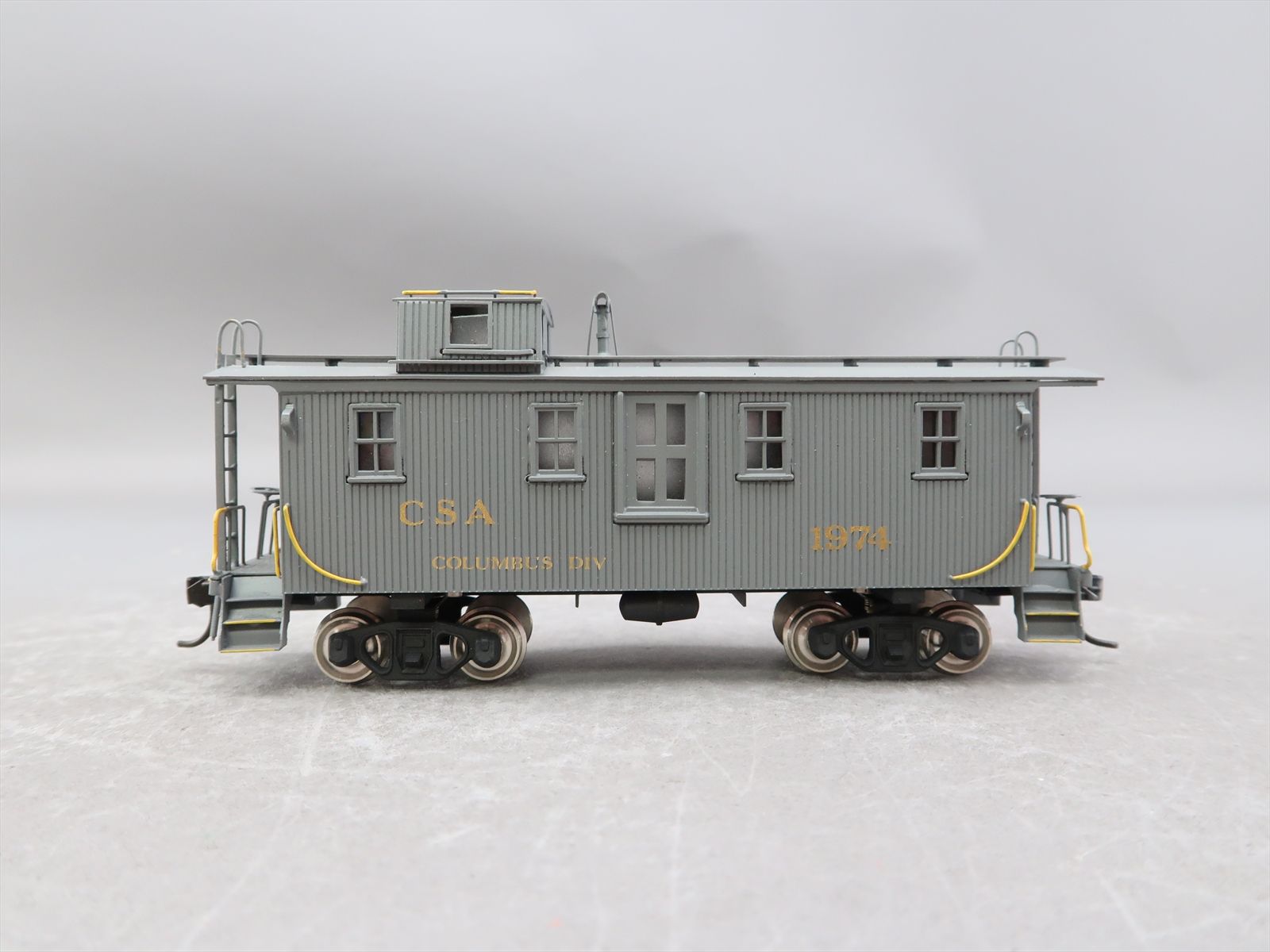 HO Brass Model - GEM TM-302 IC as CSA Columbus Division Wood Caboose ...