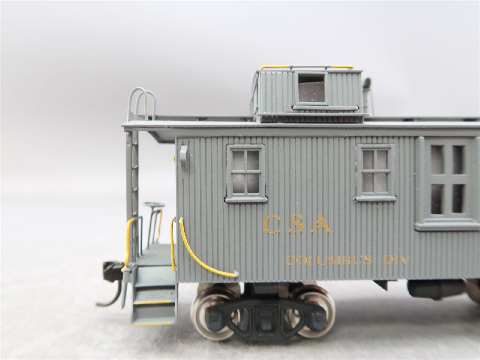 HO Brass Model - GEM TM-302 IC as CSA Columbus Division Wood Caboose ...