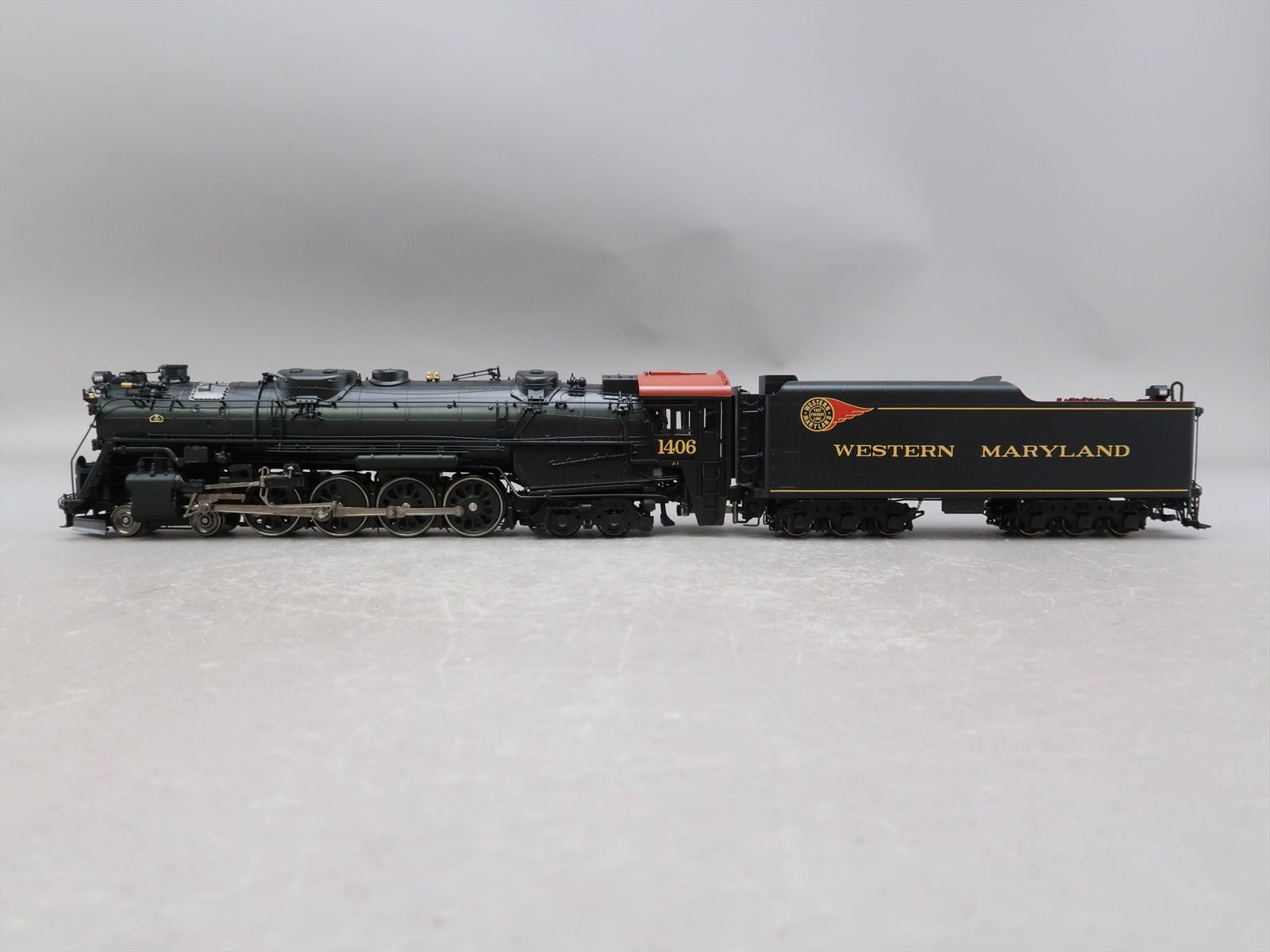 HO Brass Model - PSC 17670-1 WM Western Maryland J-1 4-8-4 #1406 - F/P - GMI
