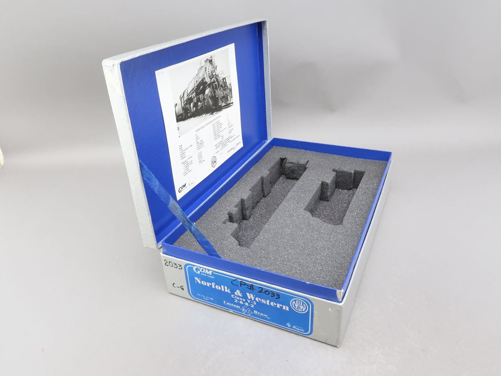 HO Brass Model - NJCB ST-288 N&W Norfolk & Western Y-3 2-8-8-2 #2033 ...