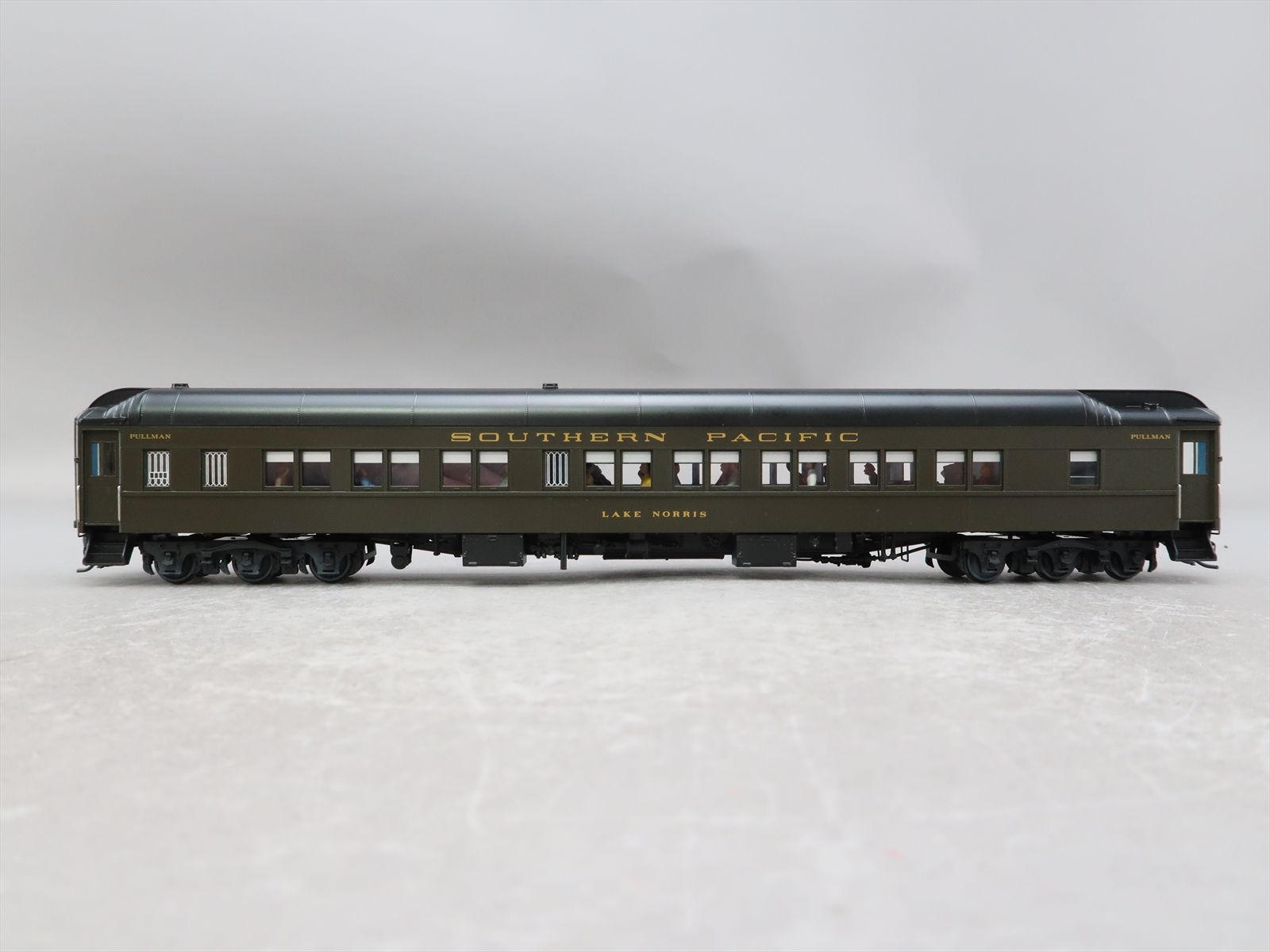 HO Brass Model - TCY 1402 SP Southern Pacific 10-1-2 Sleeper Dark Olive ...