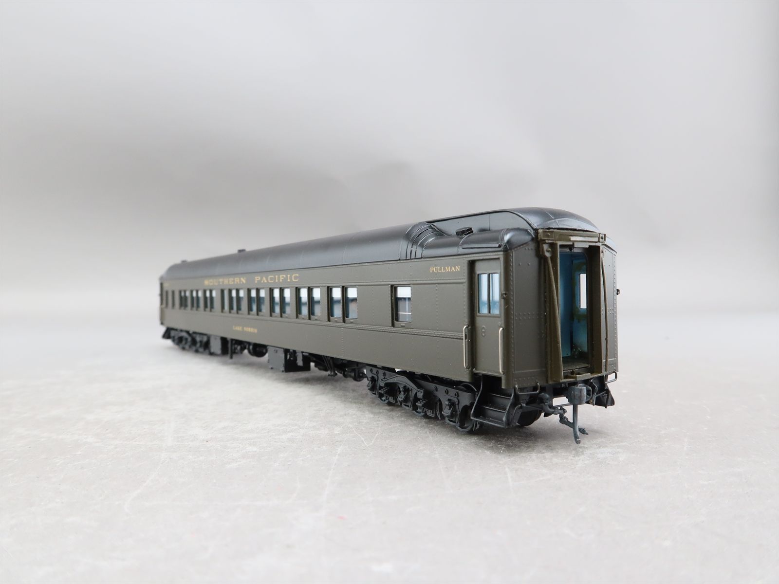HO Brass Model - TCY 1402 SP Southern Pacific 10-1-2 Sleeper Dark Olive ...