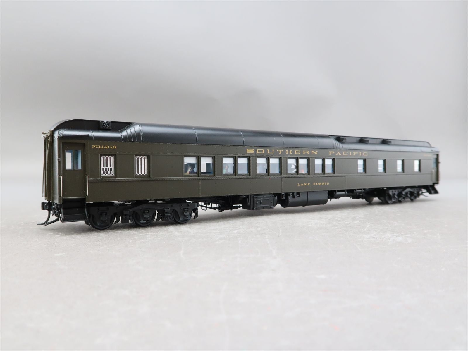 HO Brass Model - TCY 1402 SP Southern Pacific 10-1-2 Sleeper Dark Olive ...