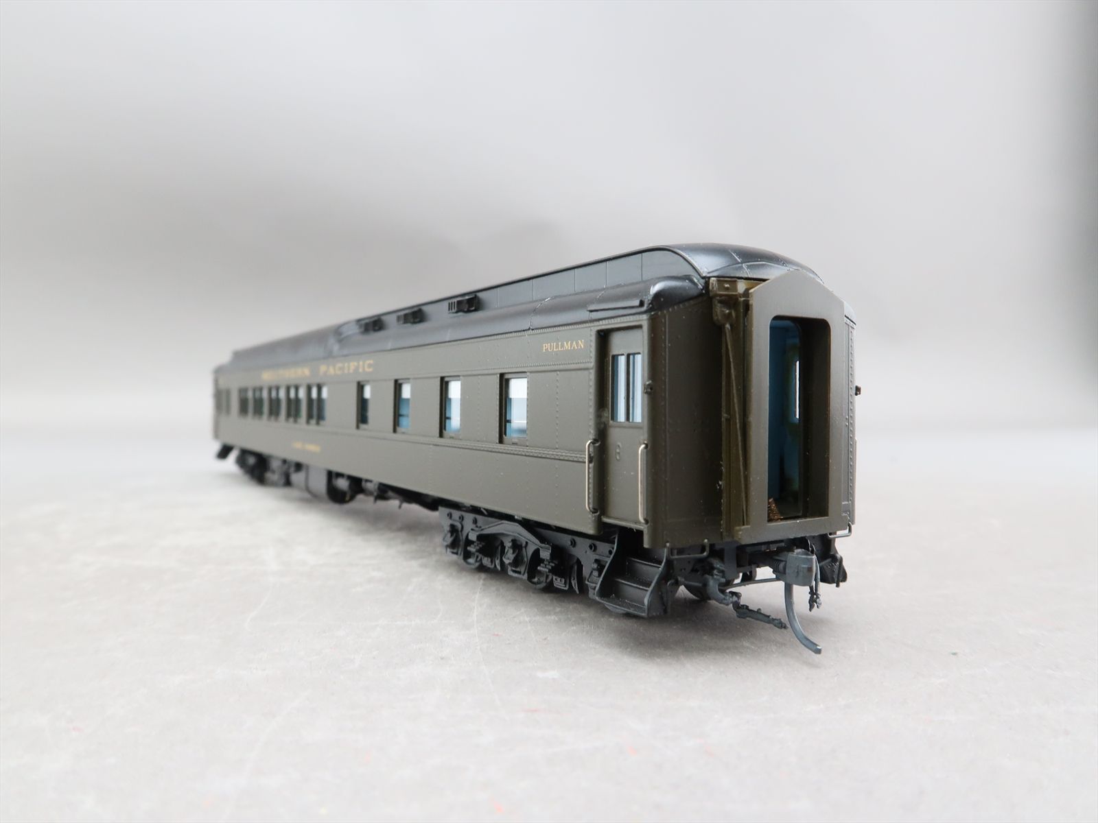 HO Brass Model - TCY 1402 SP Southern Pacific 10-1-2 Sleeper Dark Olive ...