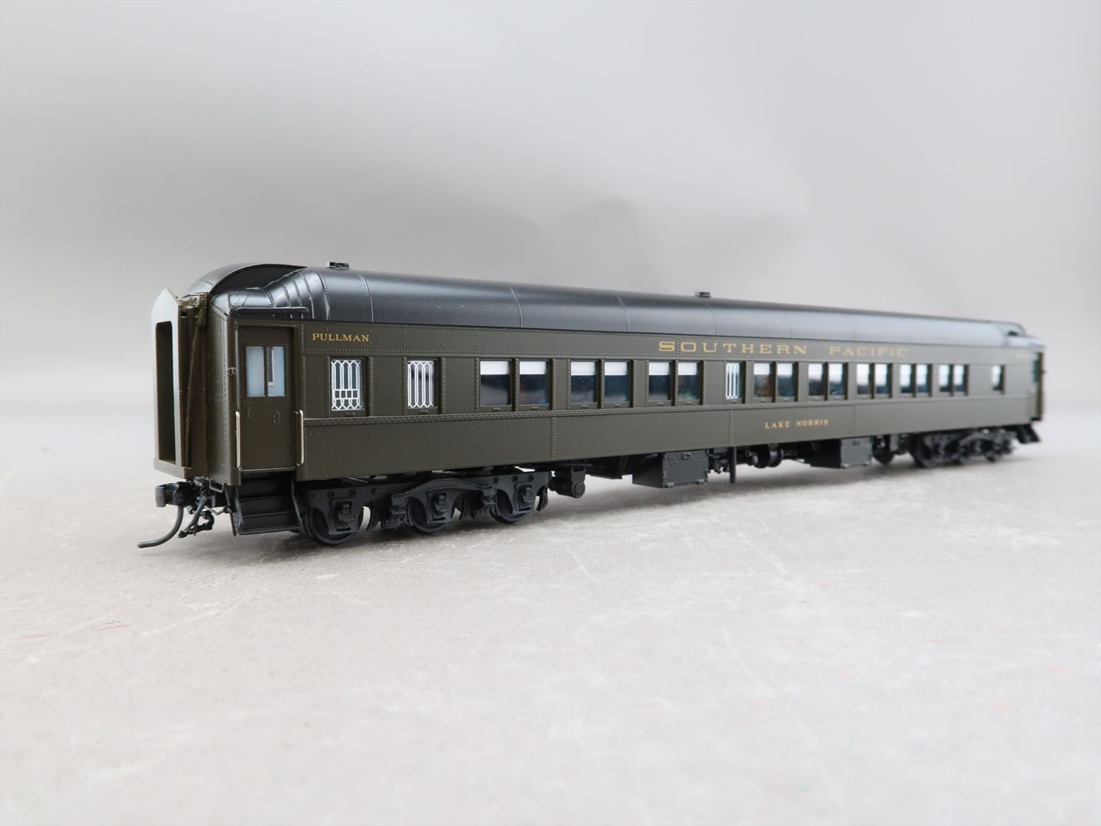 HO Brass Model - TCY 1402 SP Southern Pacific 10-1-2 Sleeper Dark Olive ...
