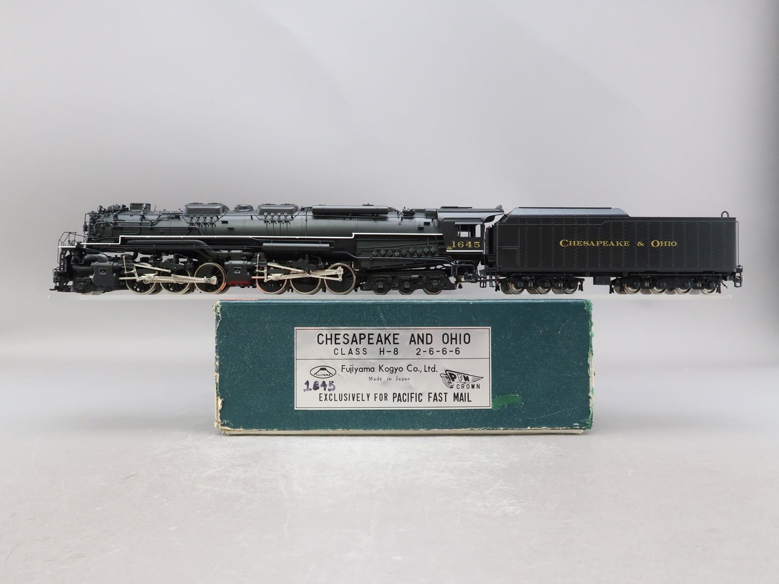 HO Brass Model - PFM Crown C&O Chesapeake & Ohio H-8 2-6-6-6 #1645 - F ...