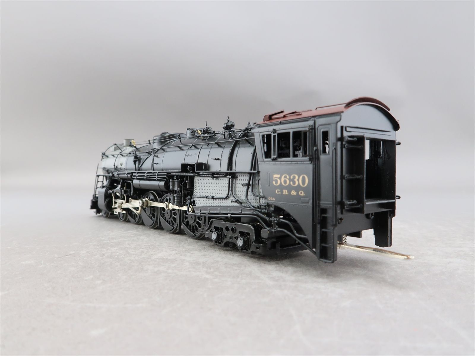 HO Brass Model - Oriental CB&Q Burlington 4-8-4 O-5 Closed Cab Coal ...