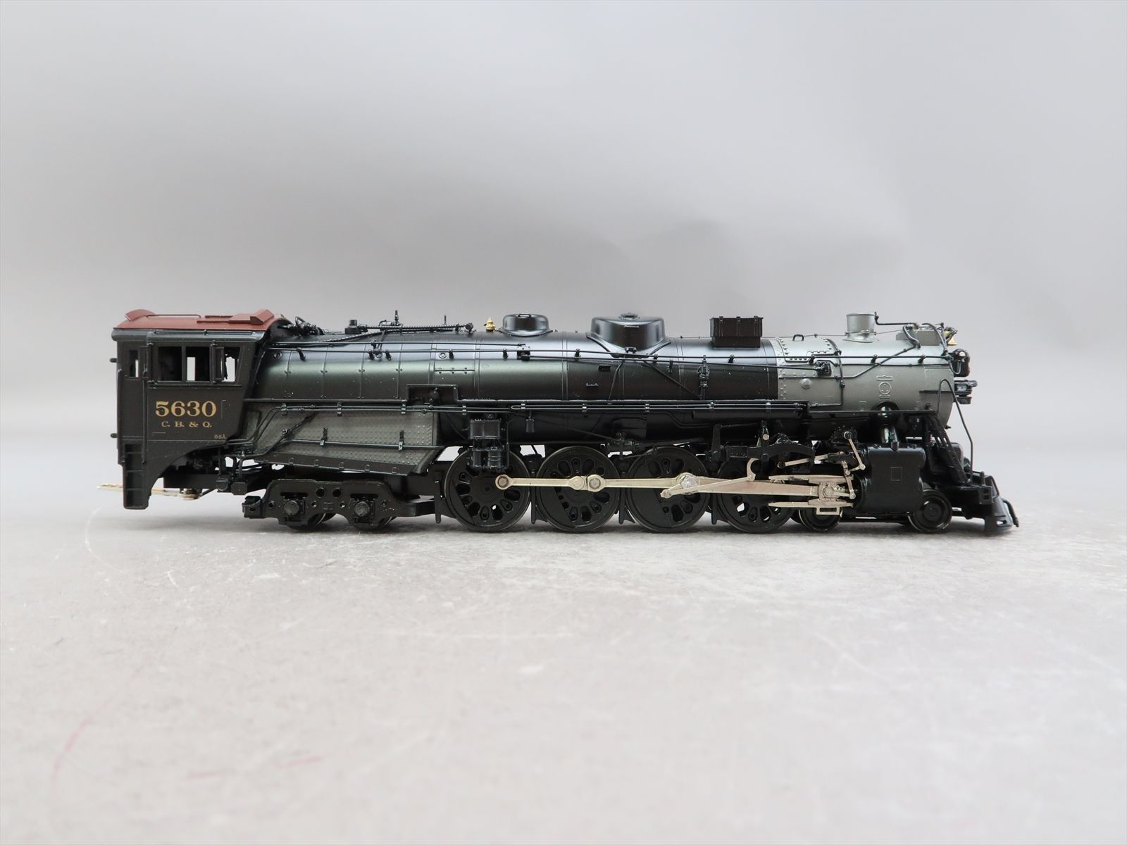 HO Brass Model - Oriental CB&Q Burlington 4-8-4 O-5 Closed Cab Coal ...