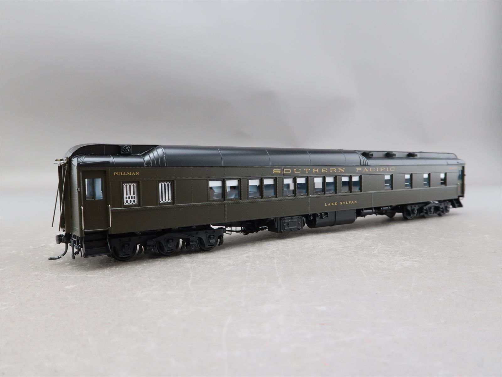 HO Brass Model - TCY 1402 SP Southern Pacific 10-1-2 Sleeper Dark Olive ...