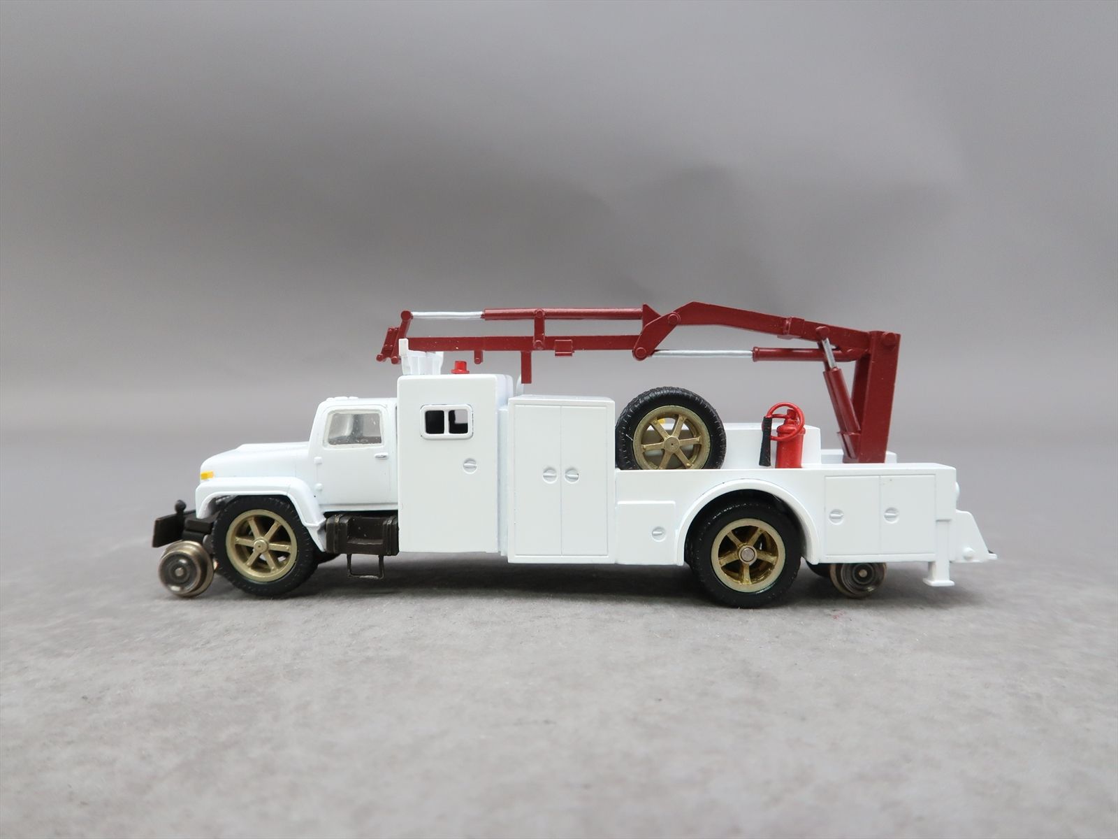 HO Brass Model - BLW Berlyn Hi-Railer White - F/P - 2000 Run - OCS