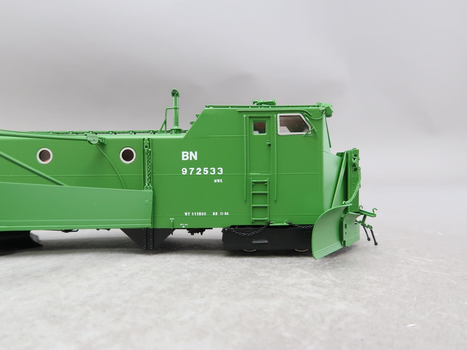 HO Brass Model - OMI 3388.3 BN Burlington Northern Snow Dozer #972533 ...