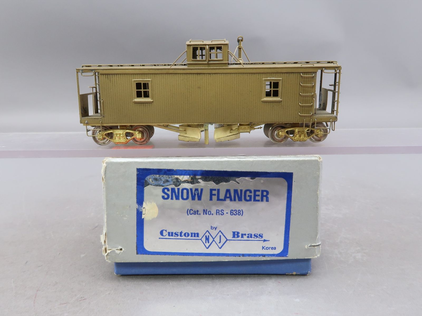HO Brass Model - NJCB RS-638 MOW Maintenance of Way Snow Flanger ...