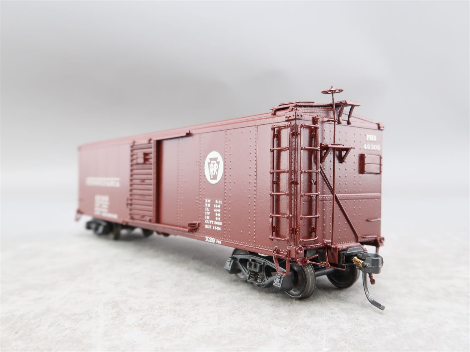 HO Brass Model Train - OMI 3013 PRR Pennsylvania X-29 Boxcar #49306 ...