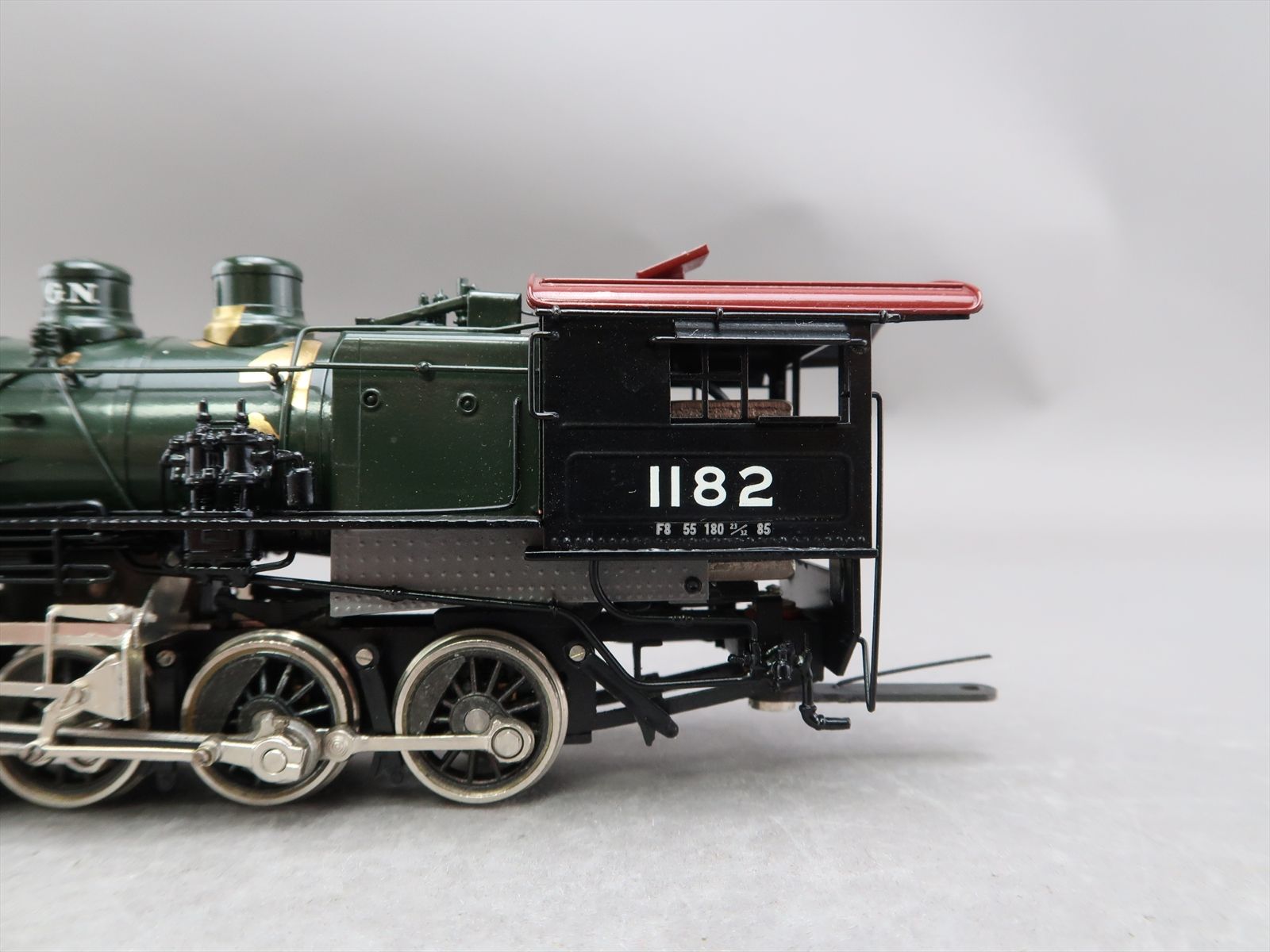 HO Brass Model - PFM 158 GN Great Northern F-8 2-8-0 #1182 - F/P - 1975 ...