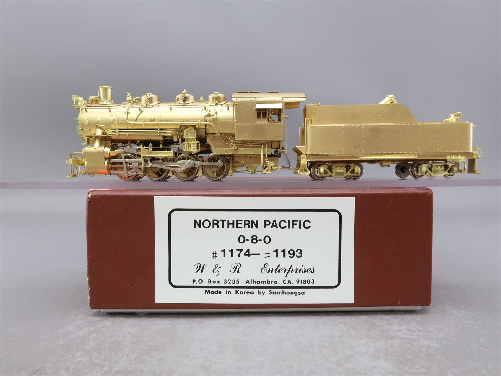 HO Brass Model - W&R NP Northern Pacific G-2 0-8-0 Switcher - Unpainted ...