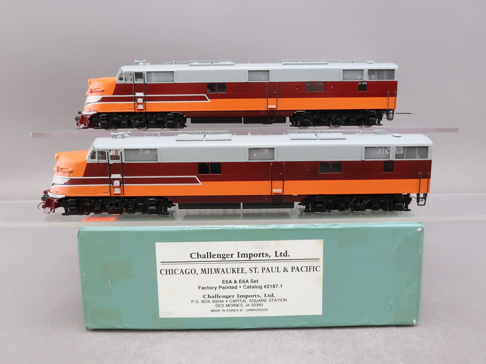 HO Brass Model - CIL 2187.1 Milwaukee Road E6 E6A A/A Diesel #15 Set ...